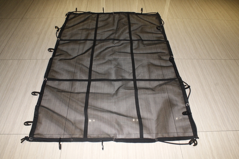 Heavy Duty PVC Mesh Cargo Net For Pickup Truck Or Trailer With Straps ...