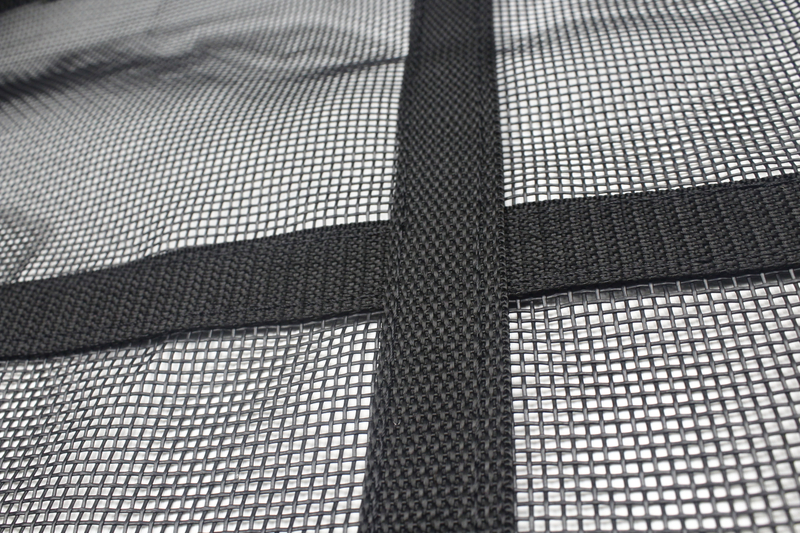 Heavy Duty PVC Mesh Cargo Net For Pickup Truck Or Trailer With Straps ...